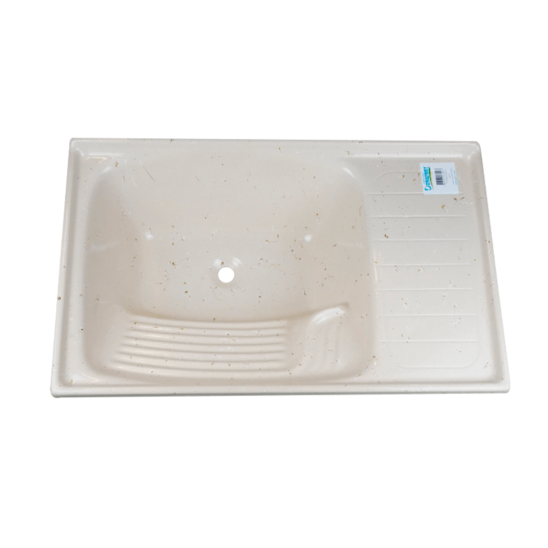 Pileta Fibra Lava-Ropa 81X50Cm Beige | SiderAgro S.A.