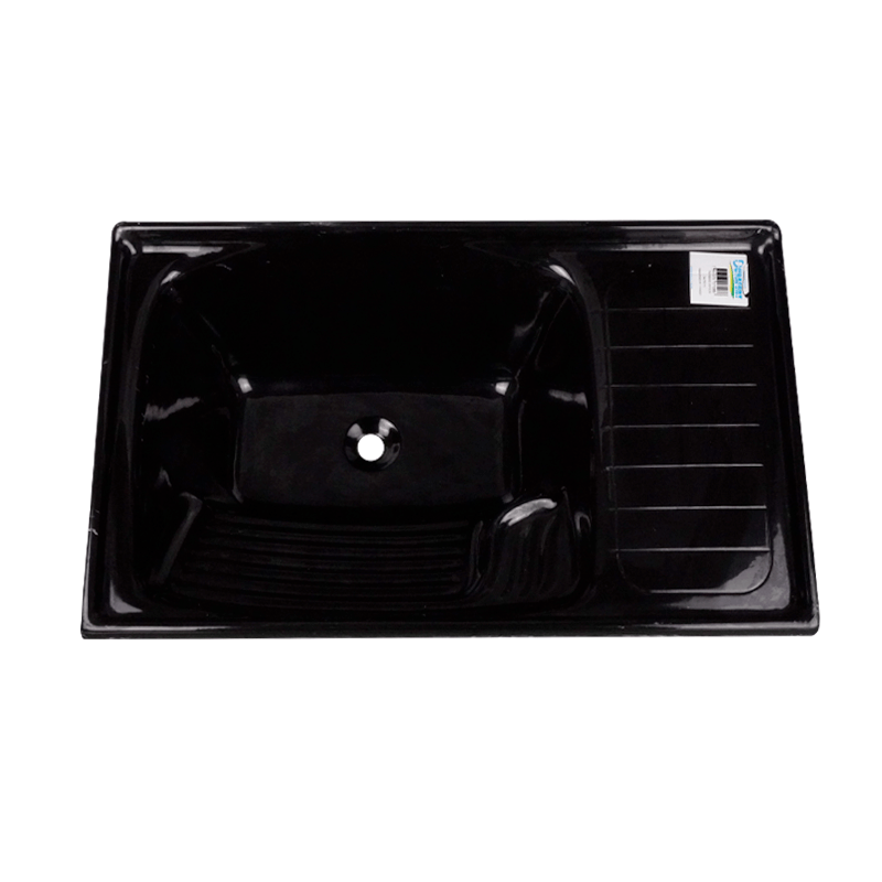 Pileta Fibra Lava-Ropa 81X50Cm Negro | SiderAgro S.A.