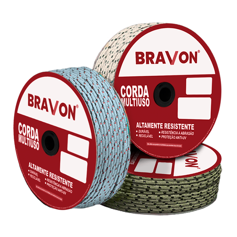 Piola Carretel Multicolor Bravon 3 Mm X 603 M | SiderAgro S.A.